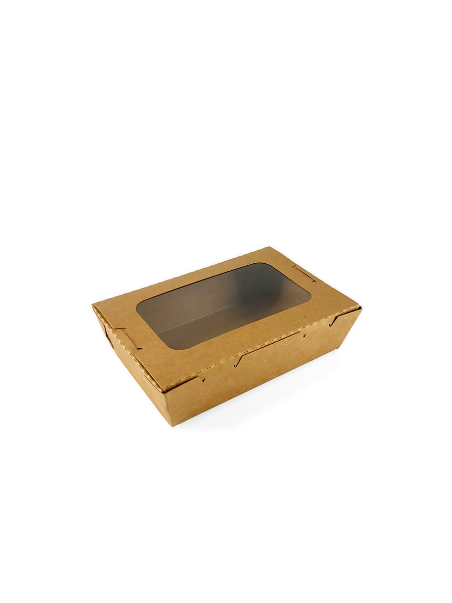 EKO Brown Kraft Window Food Box – EkoPackaging